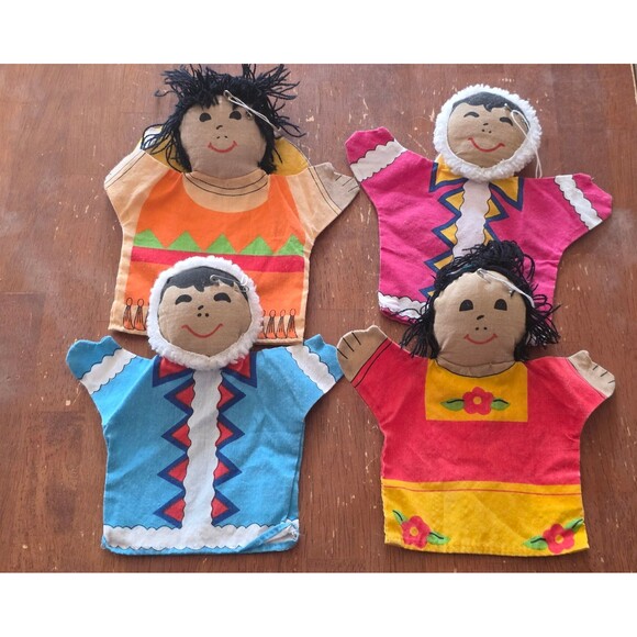Toys | Vintage Hand Puppets Multicultural | Poshmark